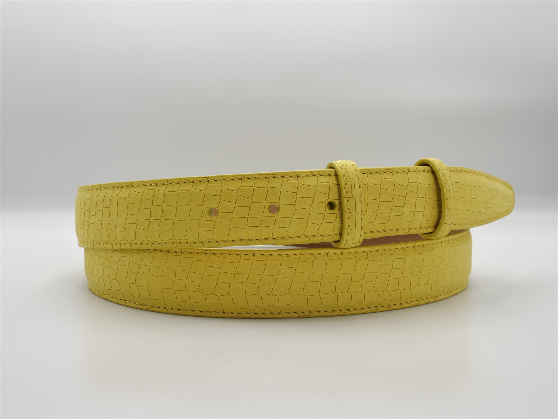 ELLIOT RHODES LONDON / BOGART NUBUCK STAMPATO LOUISIANA CANARINO